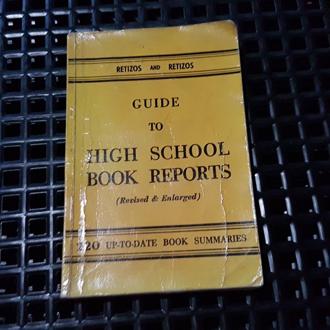 Guide to High School Book Reports - Retizos and Retizos, Hobbies & Toys ...