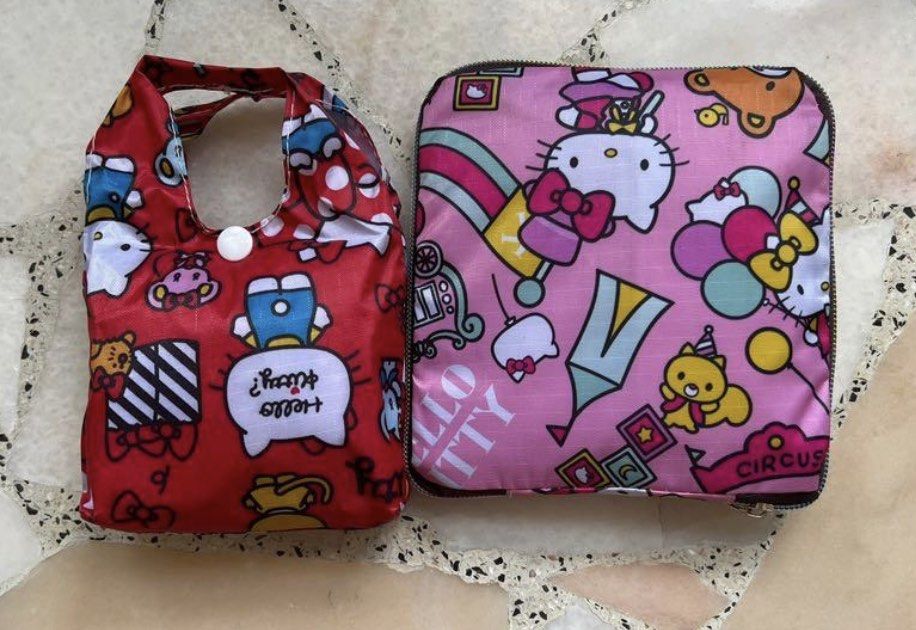 Hello kitty recycle bag, Women's Fashion, Bags & Wallets, Tote Bags on ...