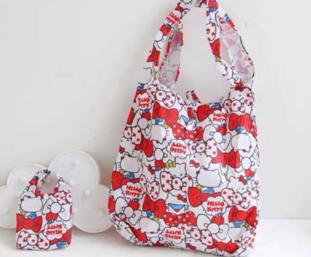 Hello kitty recycle bag, Women's Fashion, Bags & Wallets, Tote Bags on ...