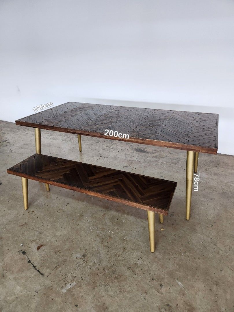 Hipvan - Dining table and bench, Furniture & Home Living, Furniture ...