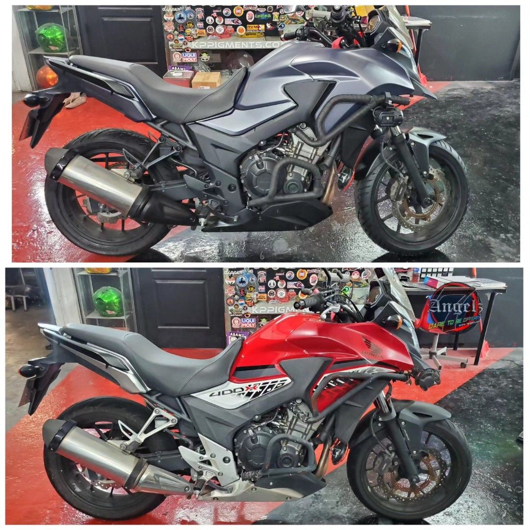 Honda CB400X Makeover At 7 Angelz, Motorcycles, Motorcycle Accessories ...