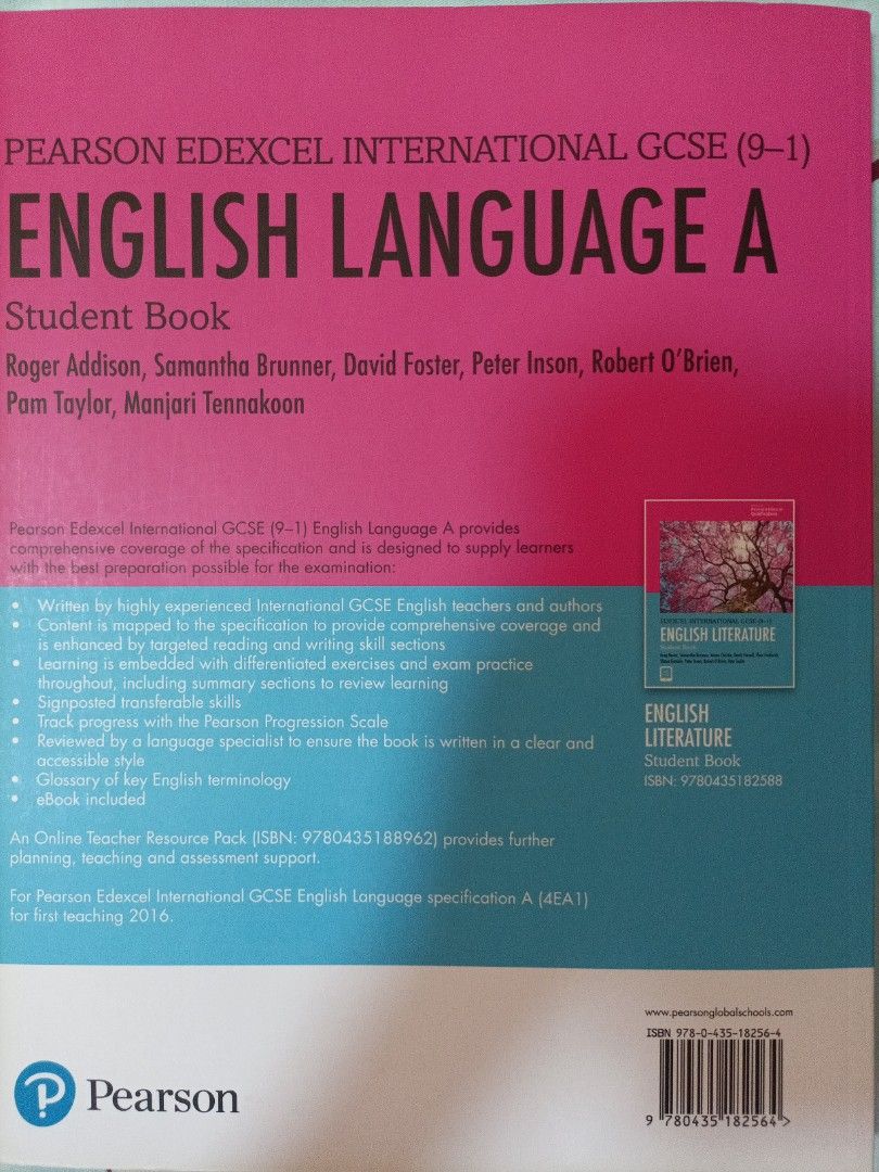 Igcse english language A textbook, 興趣及遊戲, 書本 & 文具, 教科書 - Carousell