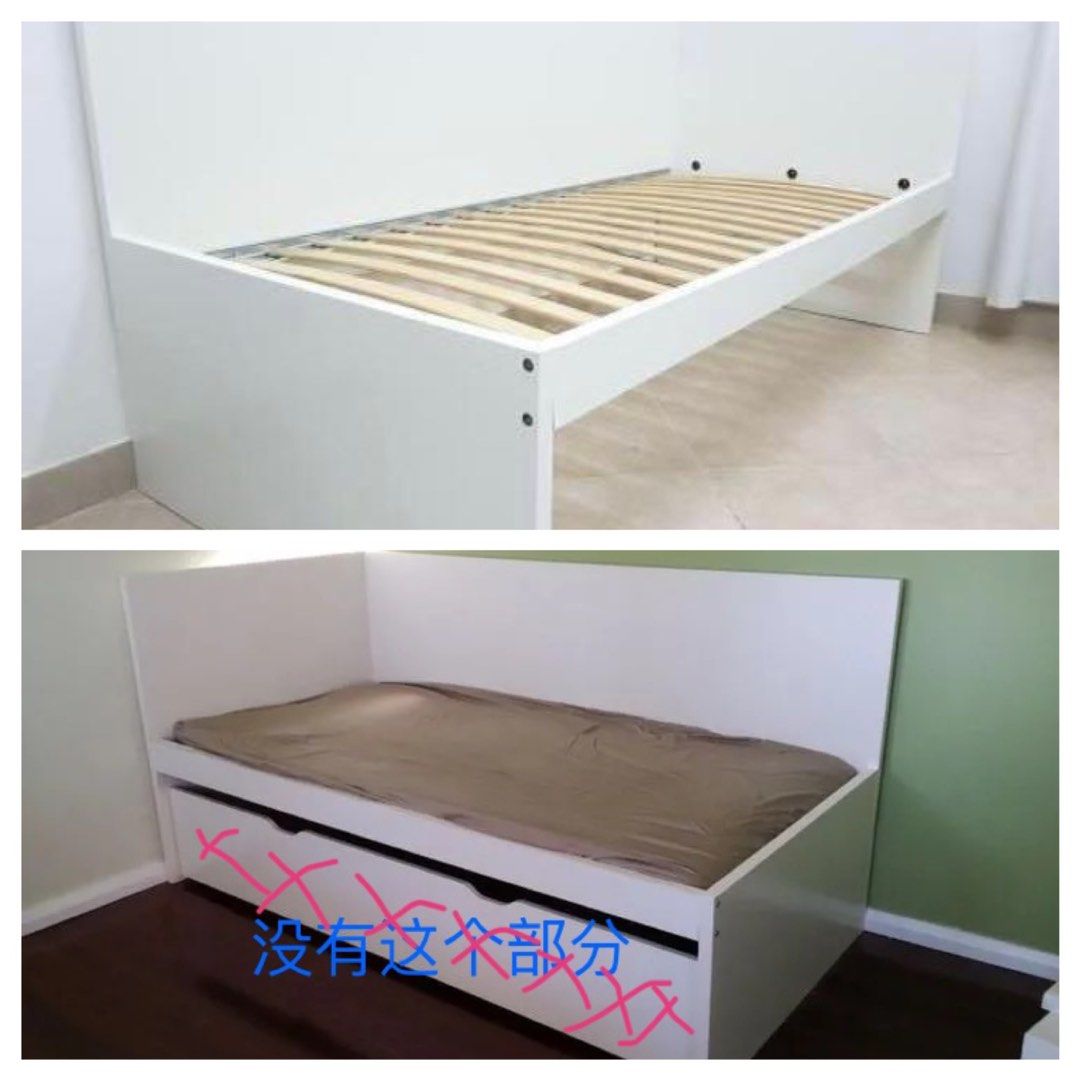 Ikea L shape Single bed frame with free delivery and assembly ...