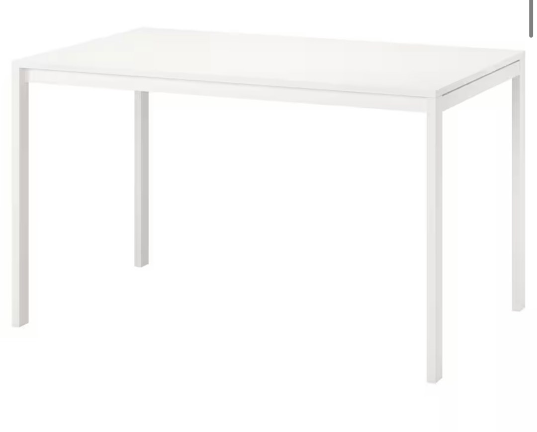 IKEA Melltorp table & chair, Furniture & Home Living, Kitchenware ...