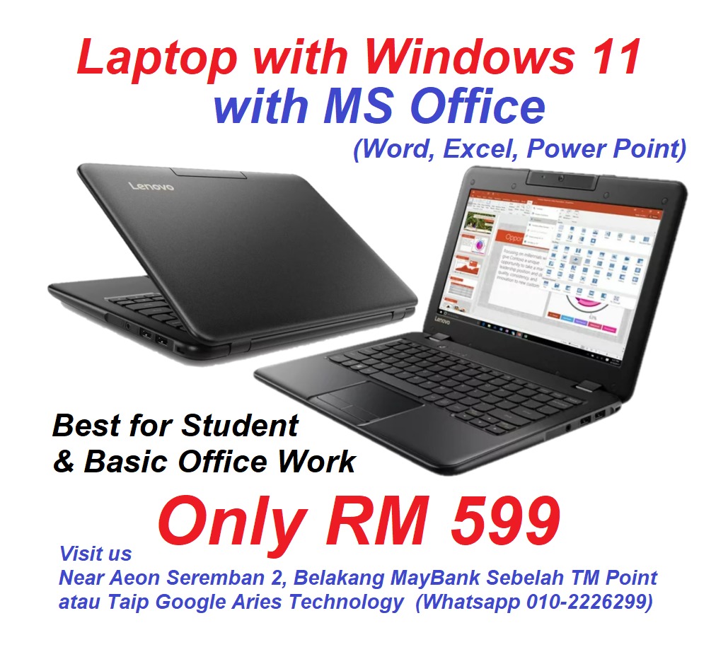 ini Bukan ChromeBook ini Laptop for Student or Basic Office Work in Seremban 2, Computers & Tech ...