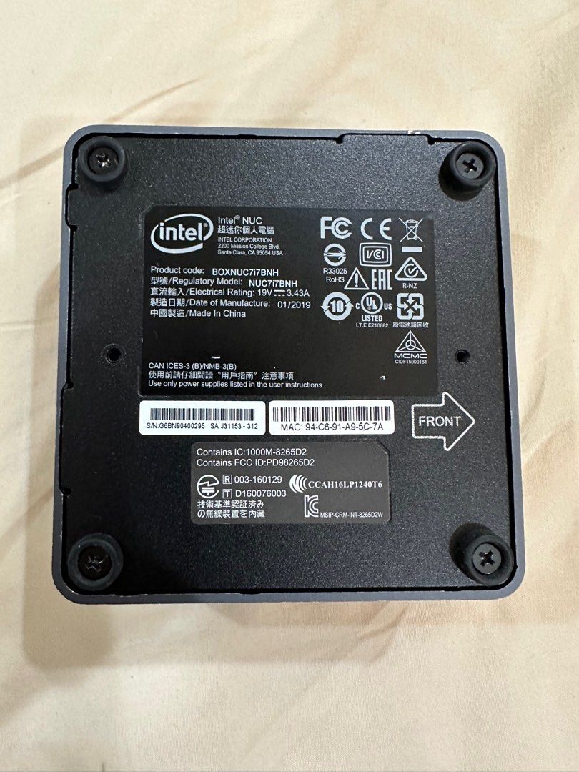 Intel NUC 7th gen i7 defective, Computers & Tech, Desktops on Carousell
