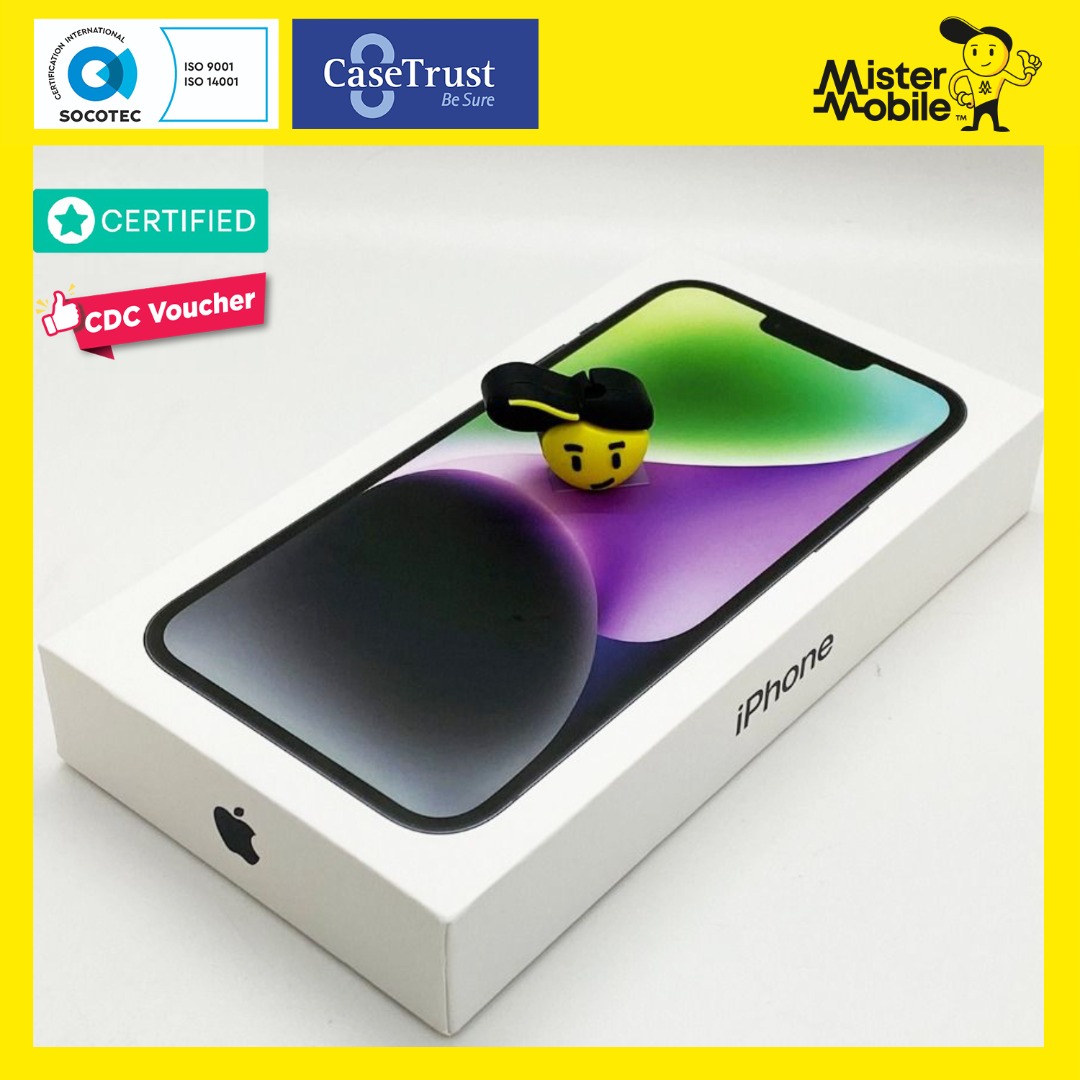iPhone 14 128 128GB Midnight Local New Set, Mobile Phones & Gadgets ...