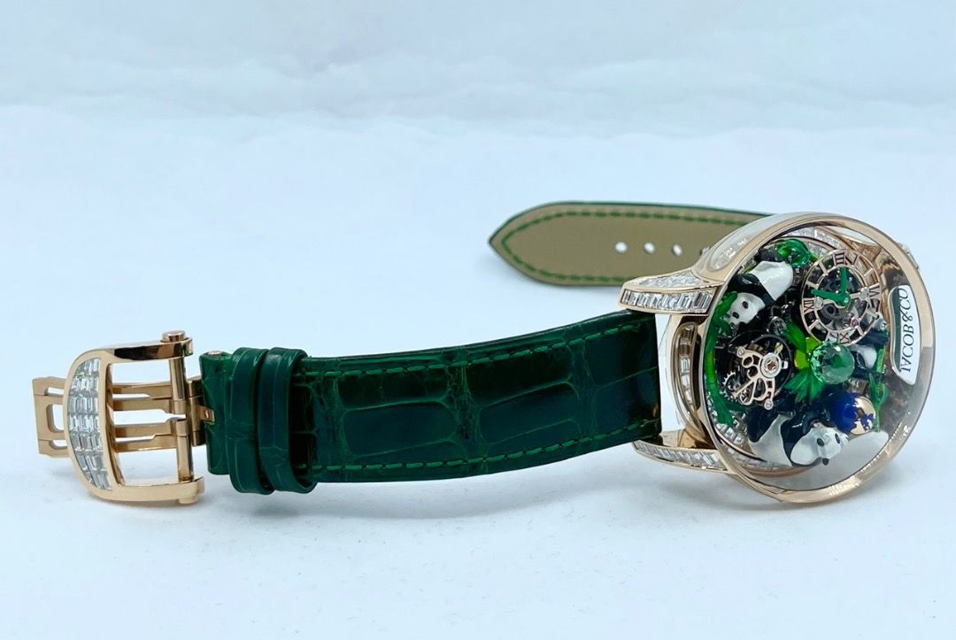 Jacob & Co ASTRONOMIA ART PANDA TOURBILLON, 名牌, 手錶 - Carousell