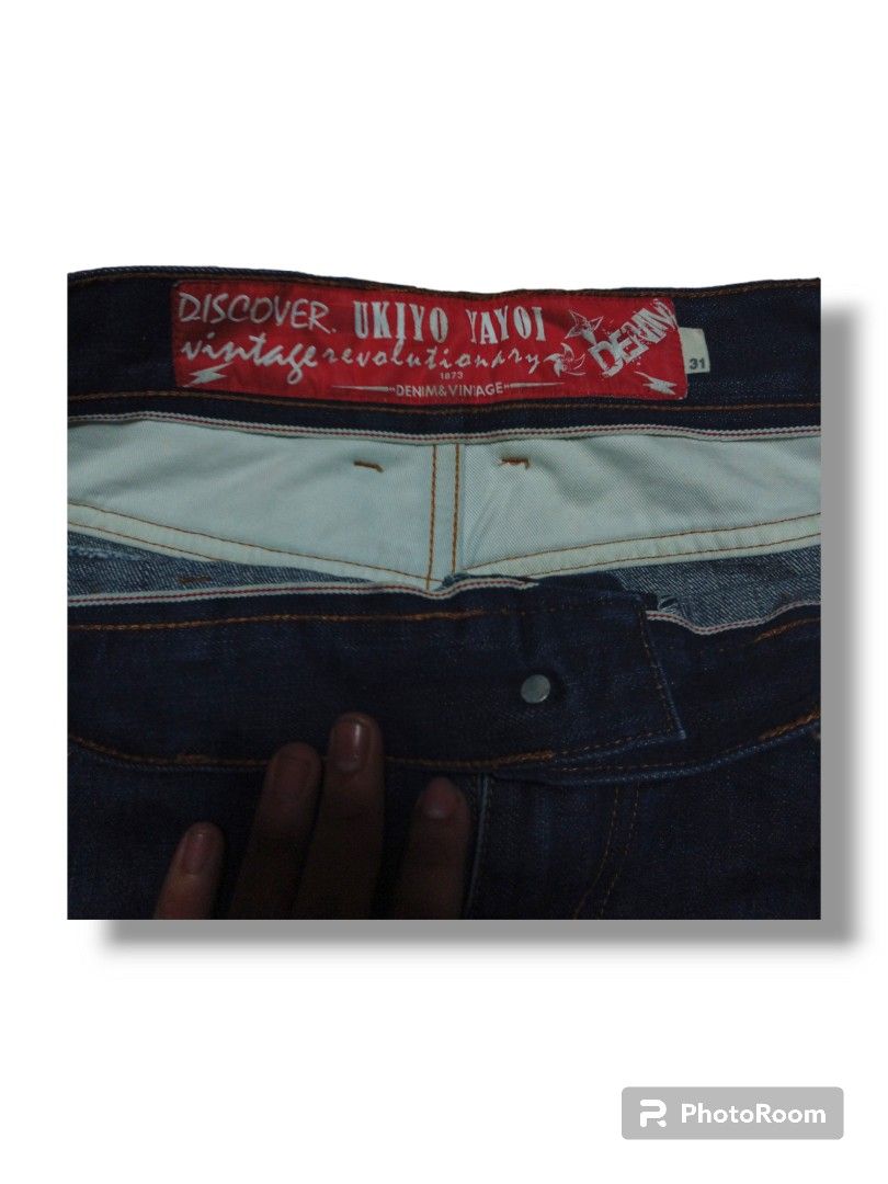 Japanese Jeans Ukiyo Yayoi Selvedge, Men's Fashion, Bottoms, Jeans on Carousell