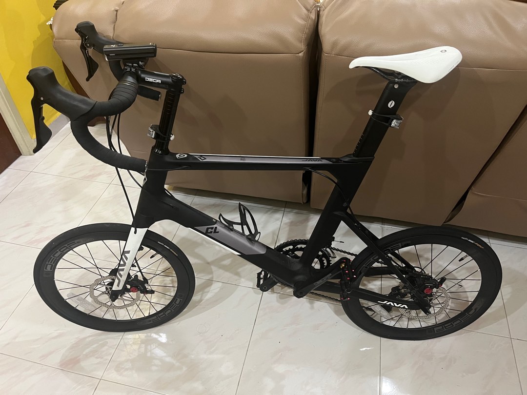 JAVA CL CB 105 MINI VELO 22 SPEED (11x2) DROP BAR CARBON BICYCLE ...