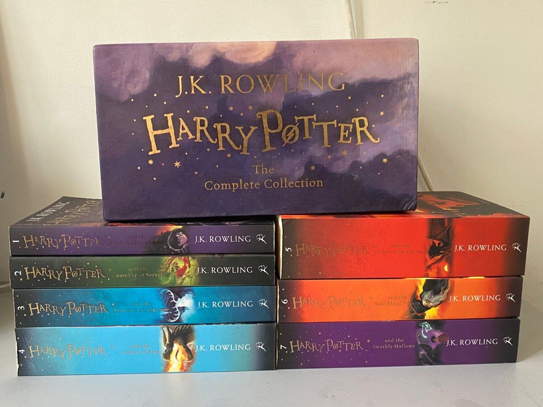 J.K Rowling Harry Potter The Complete Collection SET, Hobbies & Toys ...