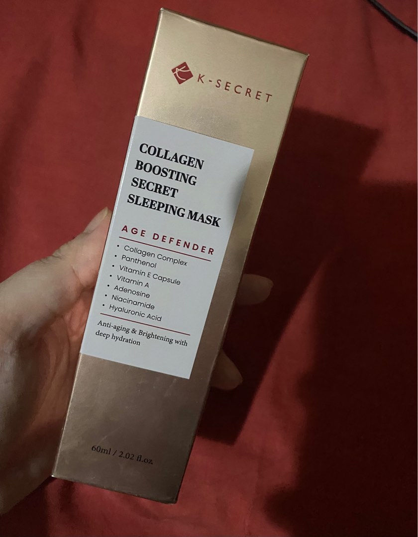 K secret Collagen Boosting Sleeping Mask, Beauty & Personal Care, Face ...