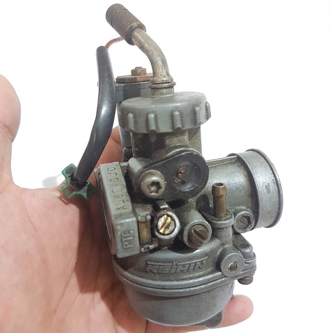 Karburator motor vintage original asli Keihin Selenoid, Motor di Carousell