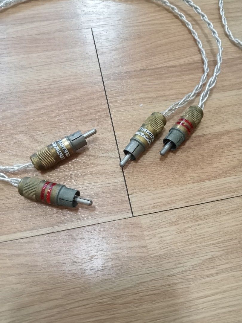 Kimber KCAG pure Silver interconnect cables, Audio, Other Audio ...