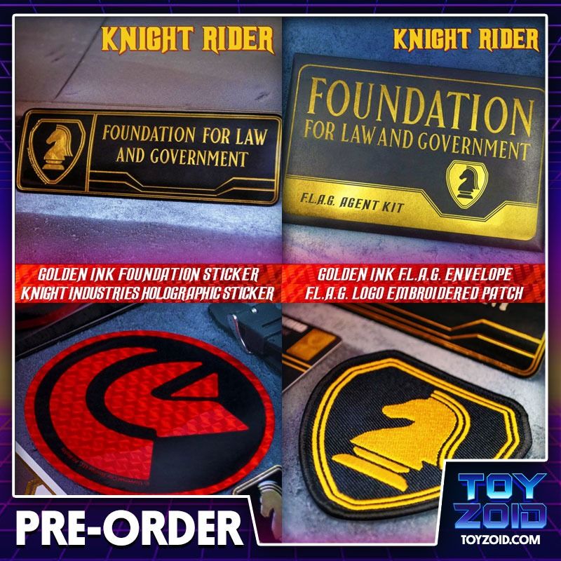 Knight Rider F.L.A.G. Agent Kit includes Commlink Replica Watch License ...