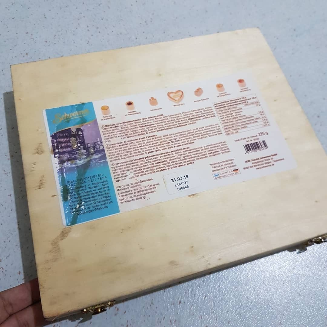 Kotak full kayu dgn gambar eropa cantik bekas kotak permen, Perabotan ...