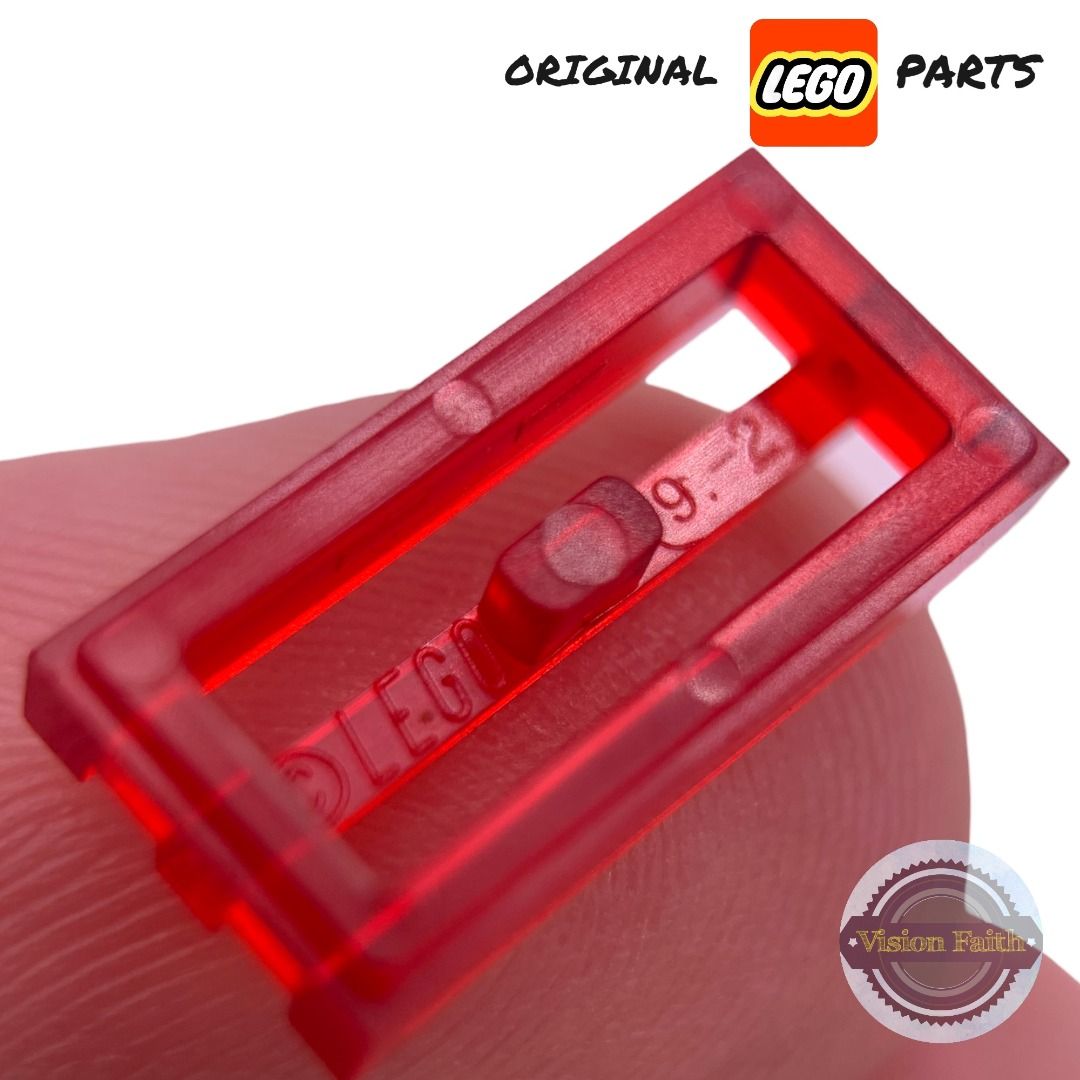 L9.9. LEGO TILE PARTS #2412b - MODIFIED 1 x 2 GRILLE WITH BOTTOM GROOVE ...