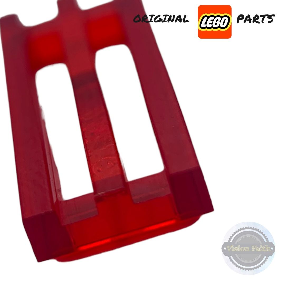 L9.9. LEGO TILE PARTS #2412b - MODIFIED 1 x 2 GRILLE WITH BOTTOM GROOVE ...