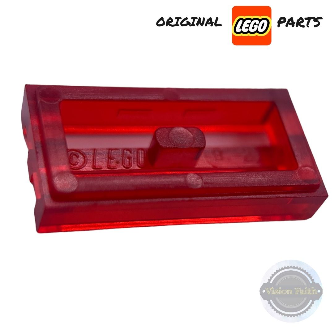 L9.9. LEGO TILE PARTS #2412b - MODIFIED 1 x 2 GRILLE WITH BOTTOM GROOVE ...