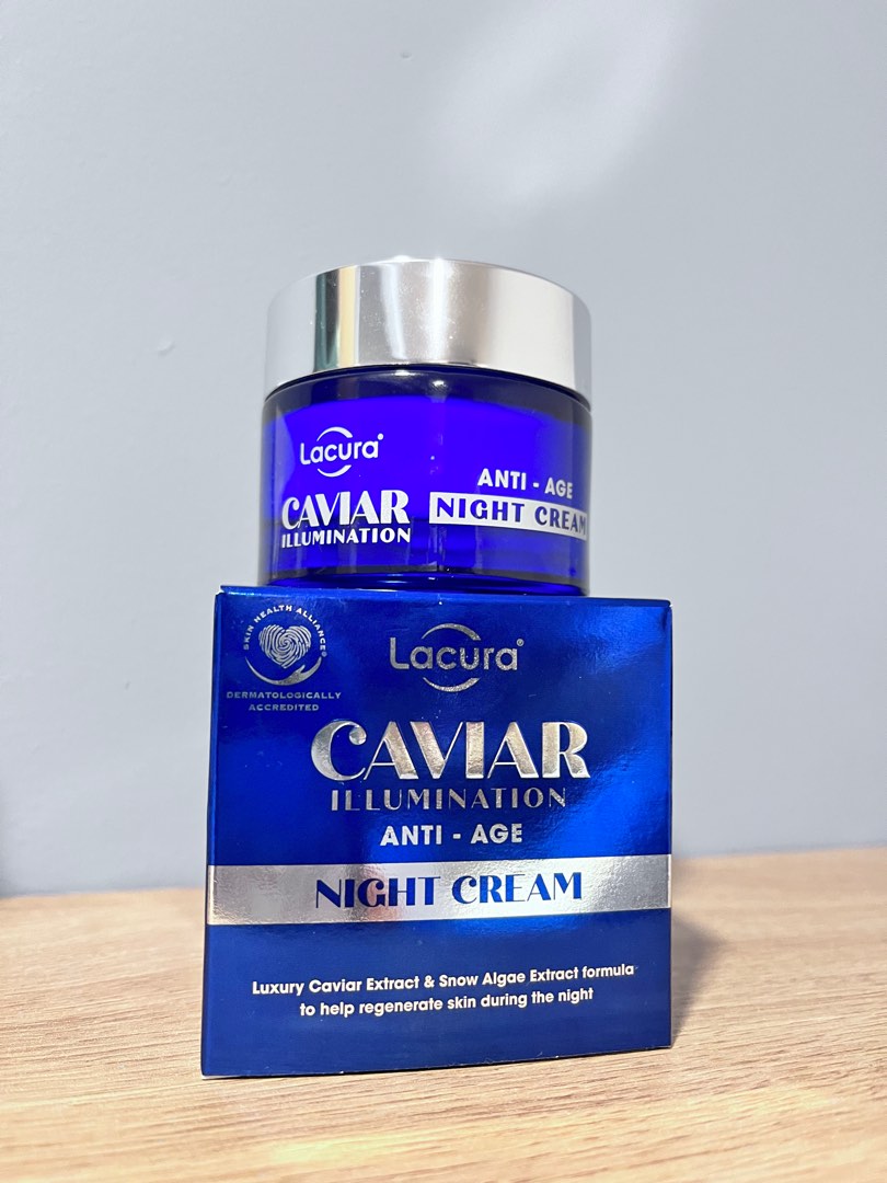 德國製造 Lacura Caviar 2023 德國魚子精華抗老提升緊緻面霜極地雪藻晚霜, 美容＆個人護理, 健康及美容 - 皮膚護理, 面部 - 面部護理 - Carousell