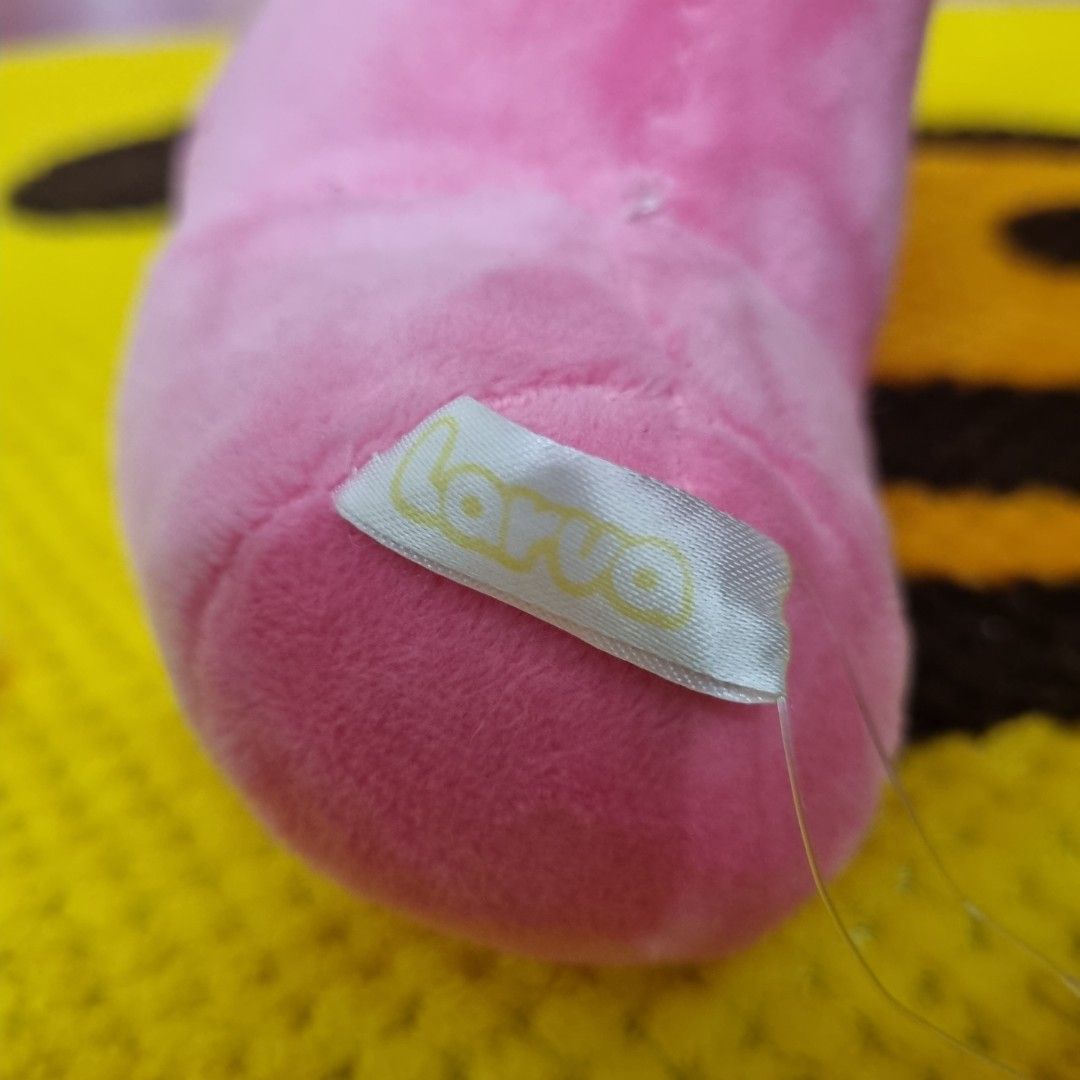 Larva Pink Small Hanging Plush, Hobbies & Toys, Toys & Games on Carousell