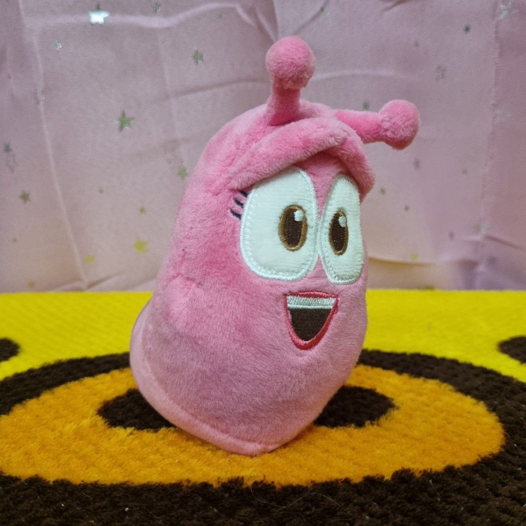 Larva Pink Small Hanging Plush, Hobbies & Toys, Toys & Games on Carousell