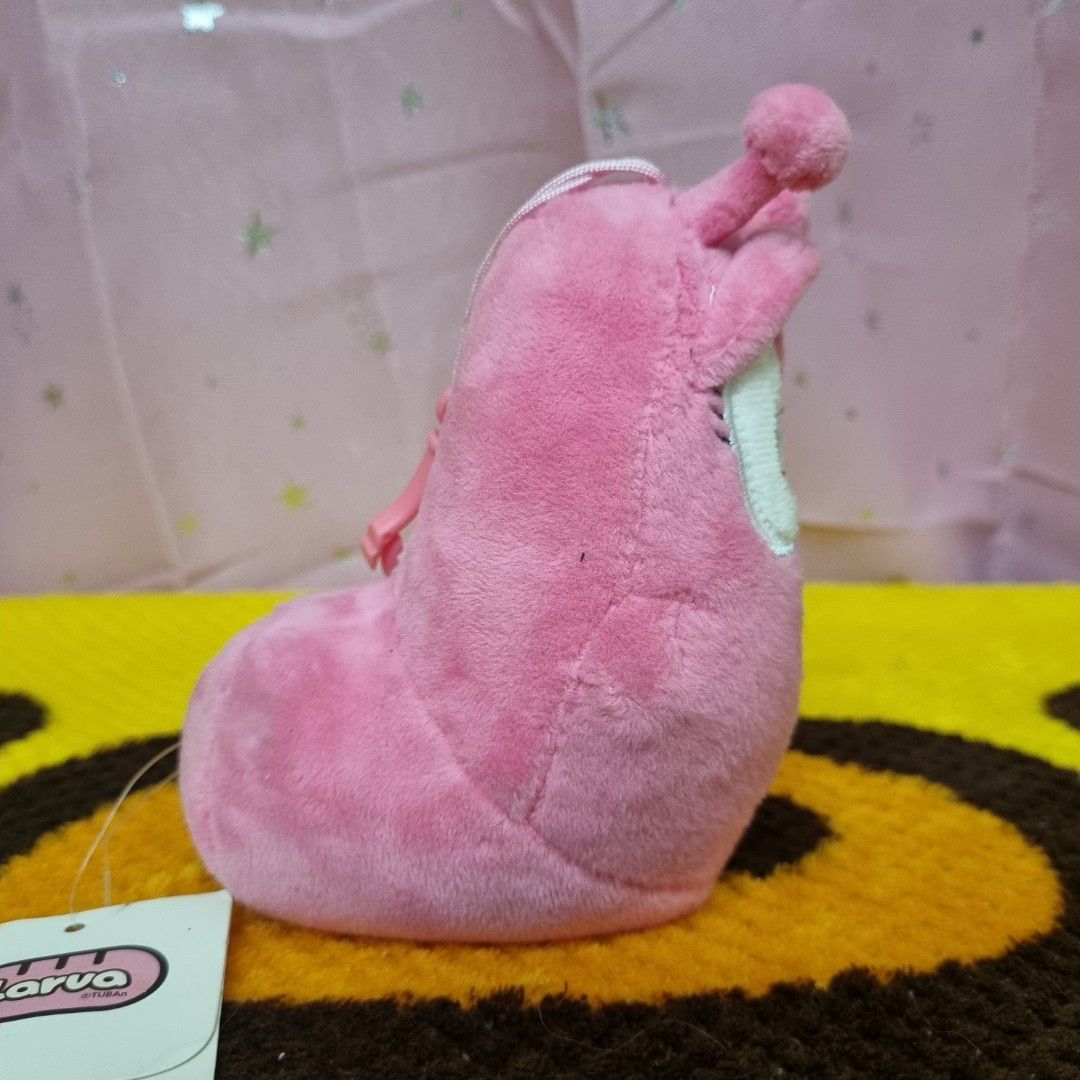 Larva Pink Small Hanging Plush, Hobbies & Toys, Toys & Games on Carousell