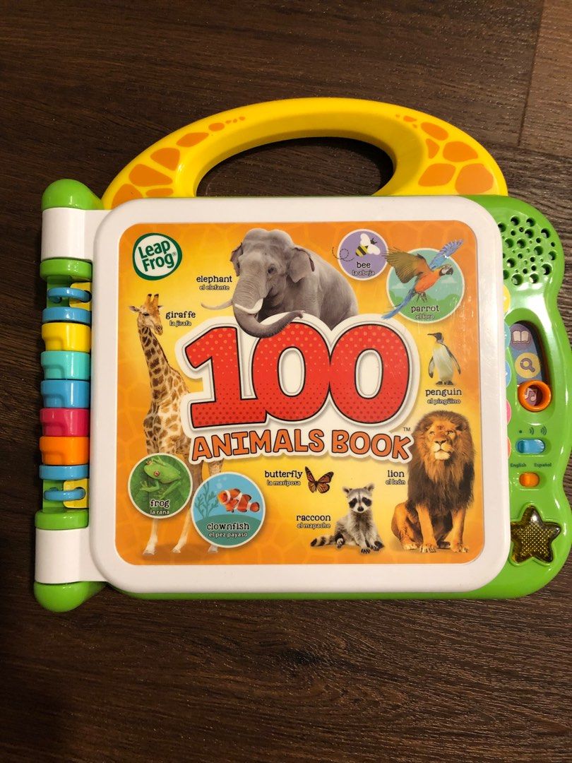 Leap Frog 100 Animals Book, Babies & Kids, Infant Playtime on Carousell