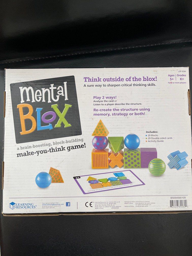 Learning resources mental blox, Hobbies & Toys, Toys & Games on Carousell