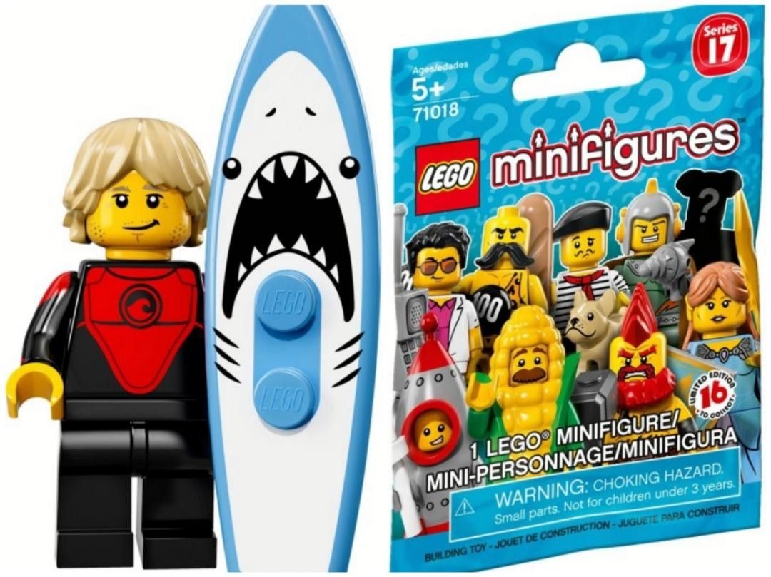 Lego 71018 Collectable Minifig Series 17 No. 1 Professional Surfer ...