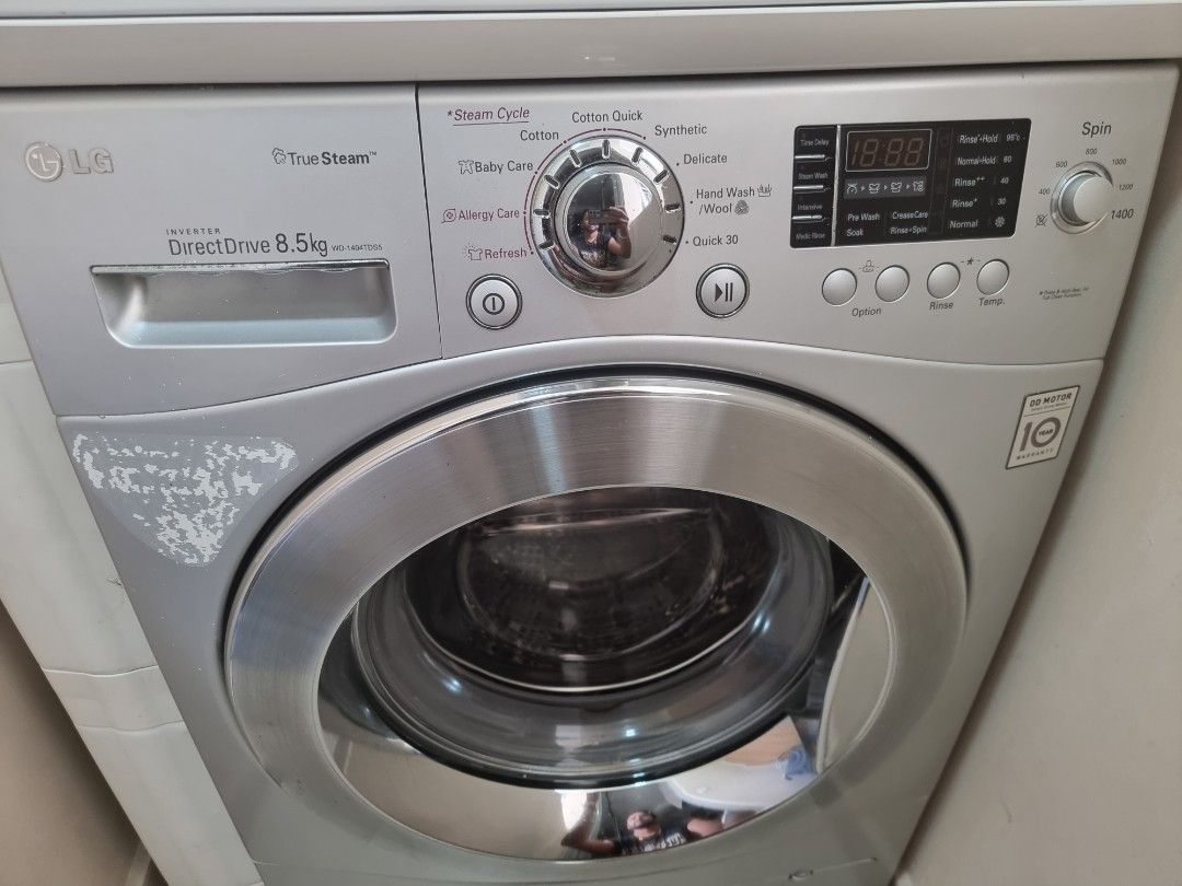 LG Washing Machine 8.5 Kg front load, TV & Home Appliances, Washing Machines and Dryers on Carousell