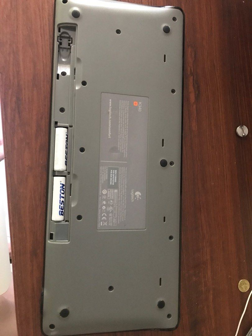 Logitech wireless keyboard K340 + notebook riser N110, Computers & Tech ...