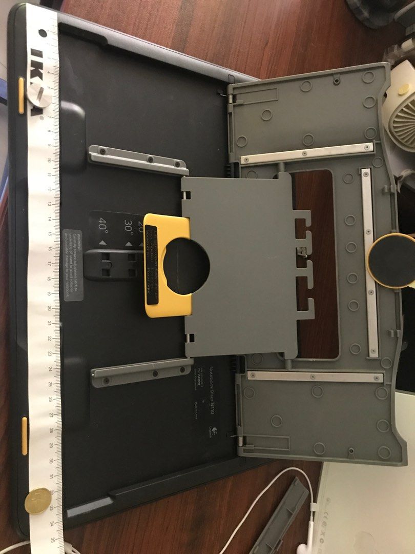 Logitech wireless keyboard K340 + notebook riser N110, Computers & Tech ...