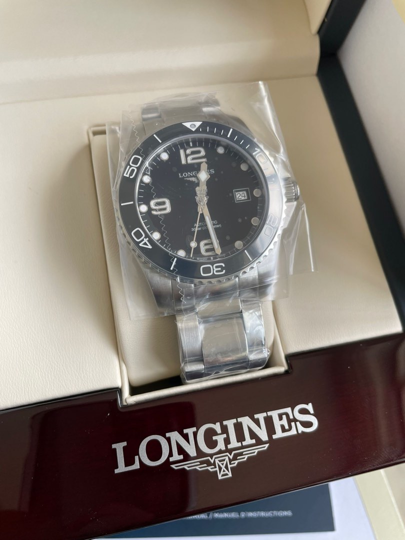 Longines HydroConquest Automatic Grey Dial Men's Watch L37814766 ...