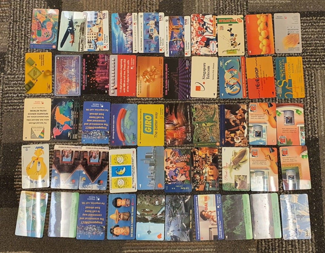 Lot of 360 pieces used Singapore phone cards, Hobbies & Toys ...