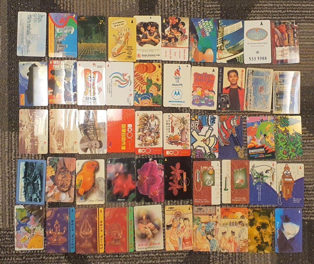 Lot of 360 pieces used Singapore phone cards, Hobbies & Toys ...