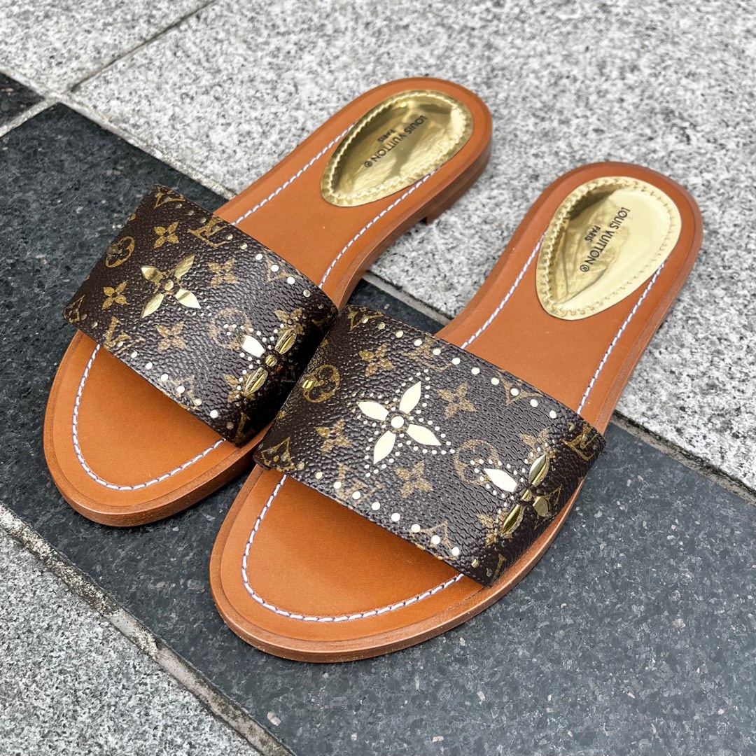 Louis Vuitton Lock It Mules, Luxury, Sneakers & Footwear on Carousell