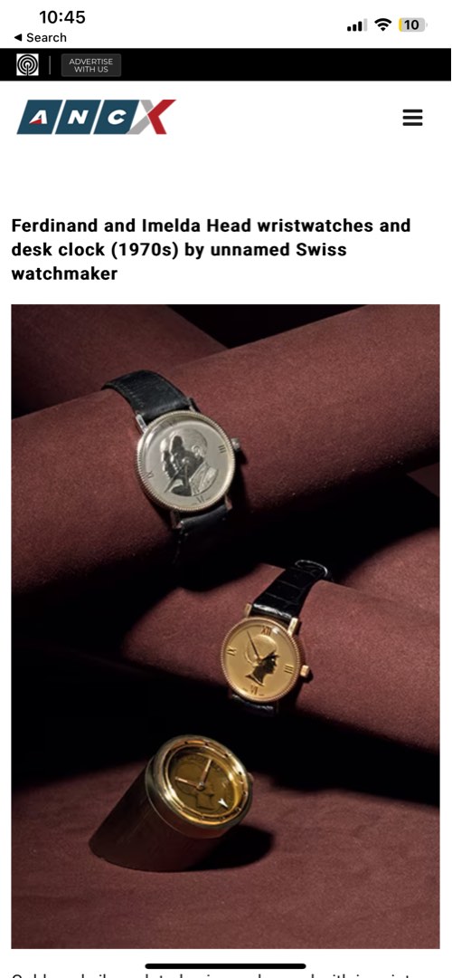 Marcos 25th silver wedding anniversary watch, Luxury, Watches on Carousell