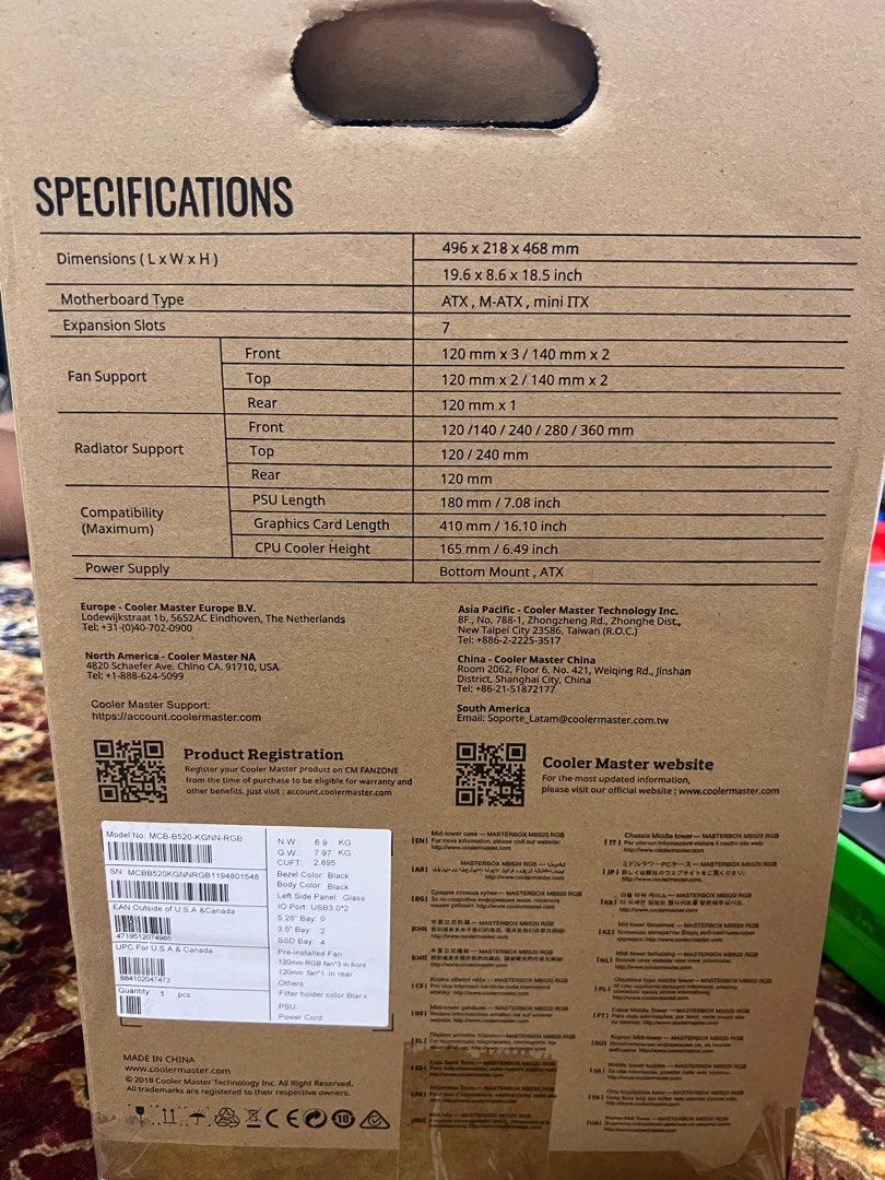 Master box MB520 RGB, Computers & Tech, Desktops on Carousell