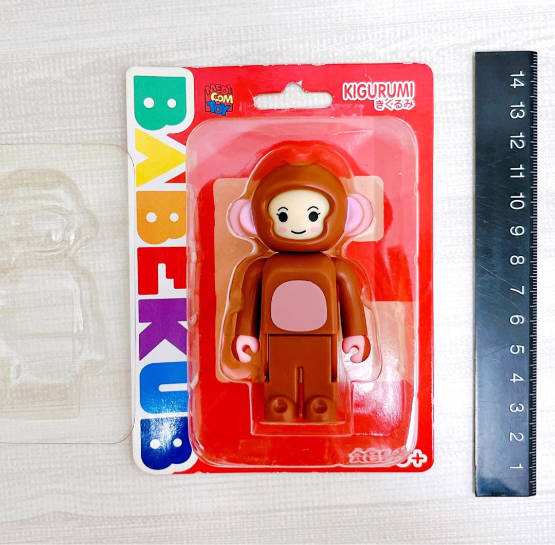 Medicom Toy Babekub Block Monkey Kigurumi Figure, Hobbies & Toys, Toys ...
