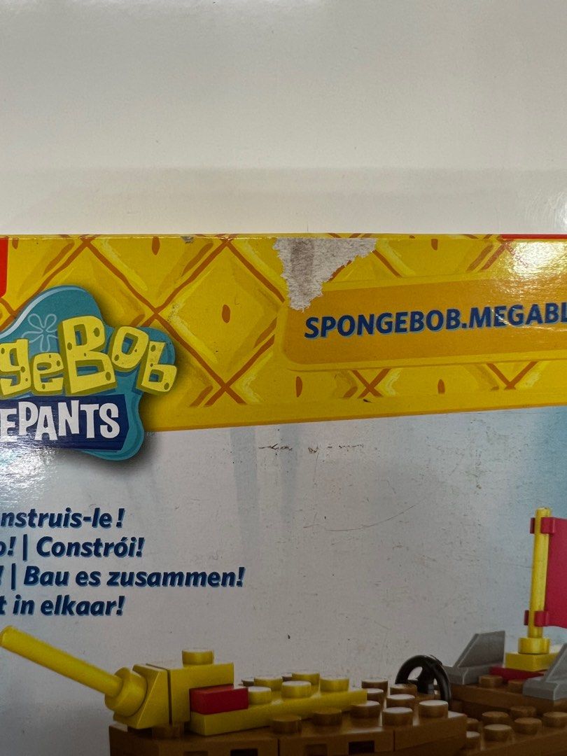 Mega Blocks SpongeBob Squarepants Mr Krabs Racer, Hobbies & Toys, Toys ...