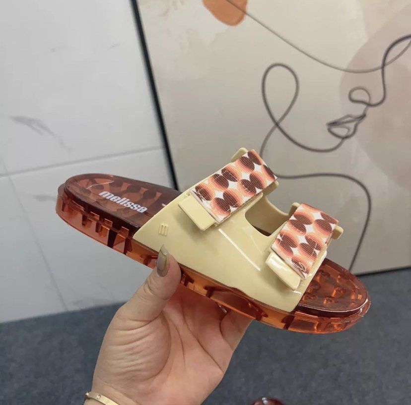 Melissa Wide Ad Webbing Sandal - Sandal Jelly Transparant Transparent ...