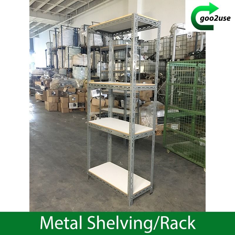 Metal Rack with Adjustable Shelves, Furniture & Home Living, Furniture ...