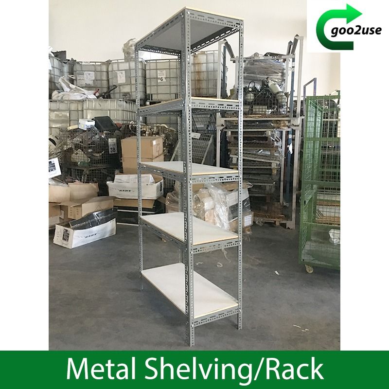Metal Rack with Adjustable Shelves, Furniture & Home Living, Furniture ...