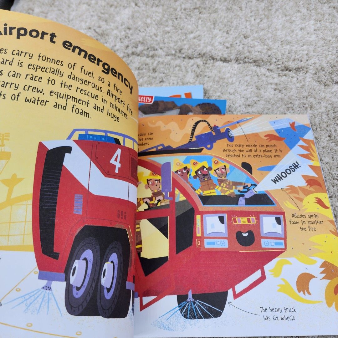 Miles Kelly Mighty machines set/diggers/rescue/tractors/trucks, Hobbies ...