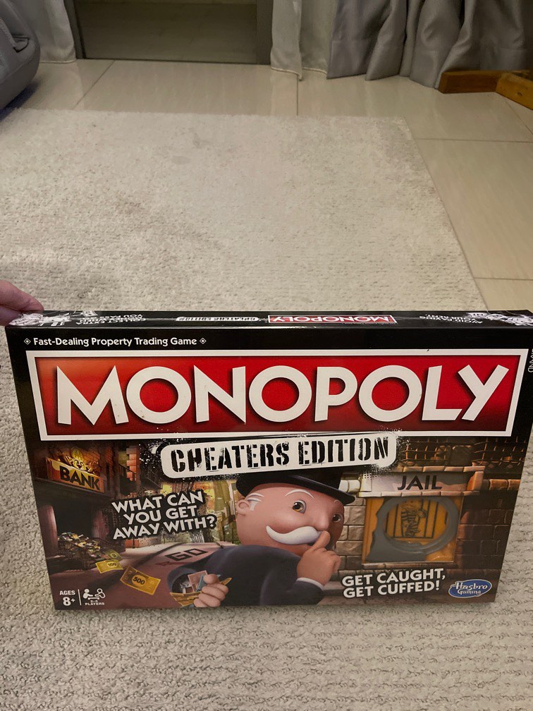 Monopoly cheaters edition, Hobbies & Toys, Toys & Games on Carousell