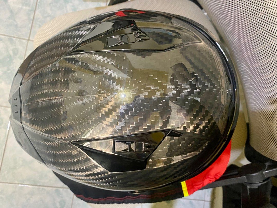 MotoDeck LS2 CARBON THUNDER HELMET, Motorbikes, Motorbike Parts ...