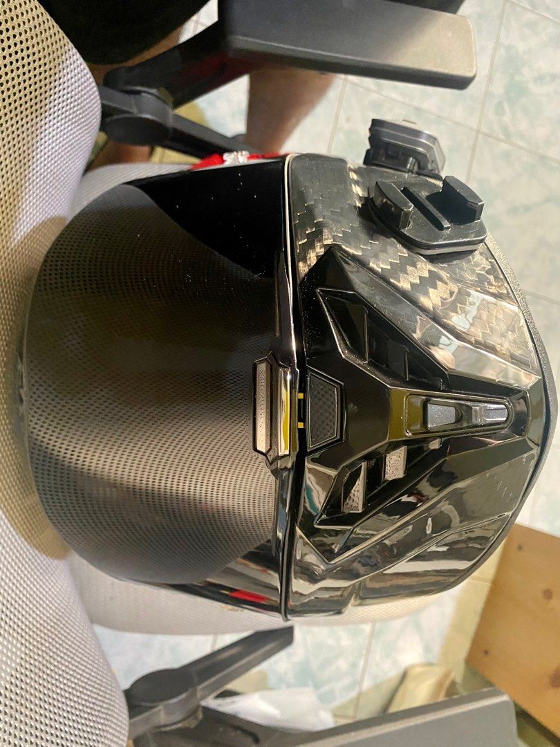 MotoDeck LS2 CARBON THUNDER HELMET, Motorbikes, Motorbike Parts ...