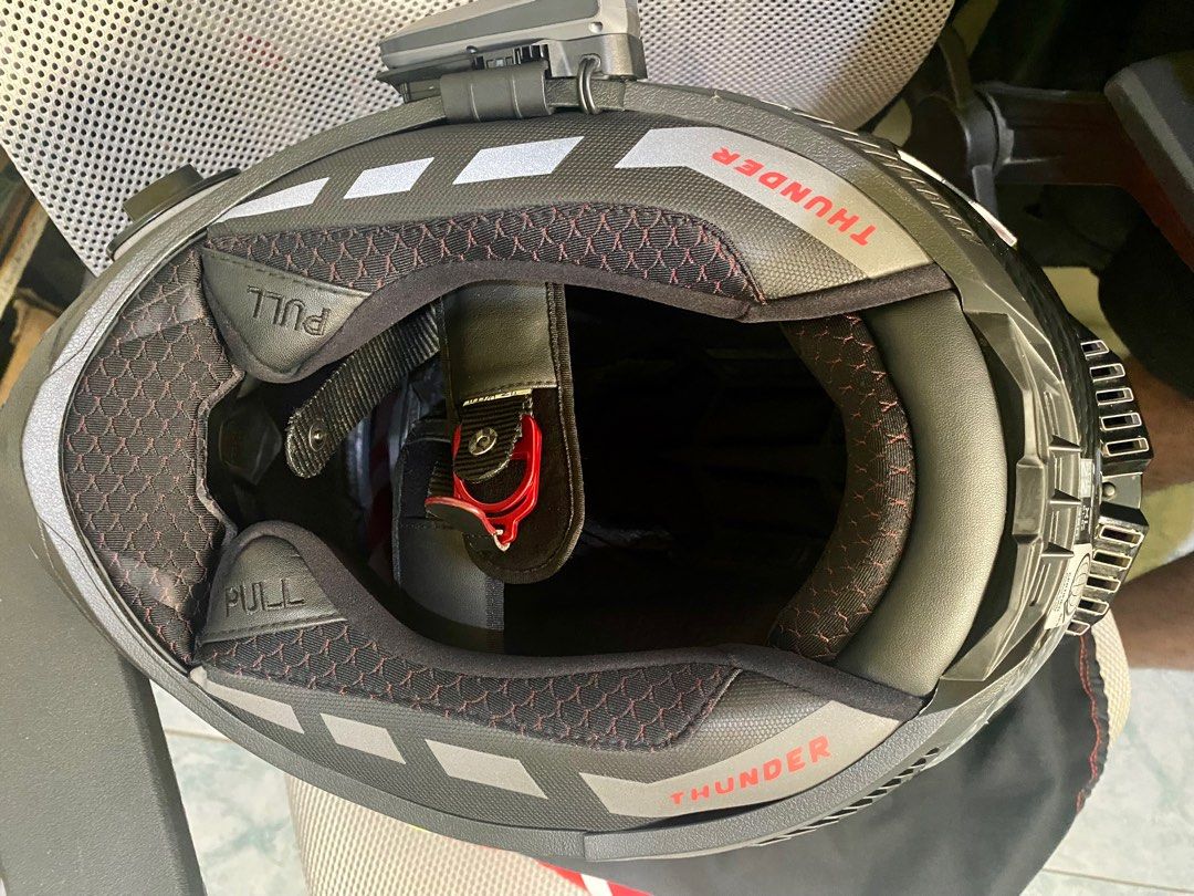 MotoDeck LS2 CARBON THUNDER HELMET, Motorbikes, Motorbike Parts ...