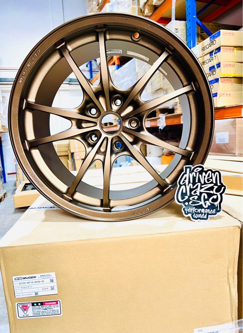 Mugen MF10 Bronze Wheel Set FK2 FK8 FL5, Car Accessories, Accessories ...
